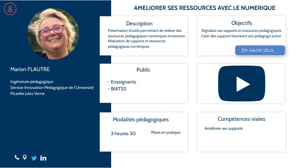 Fiche pédago Ameliorer ses ressources avec le numerique | Genially