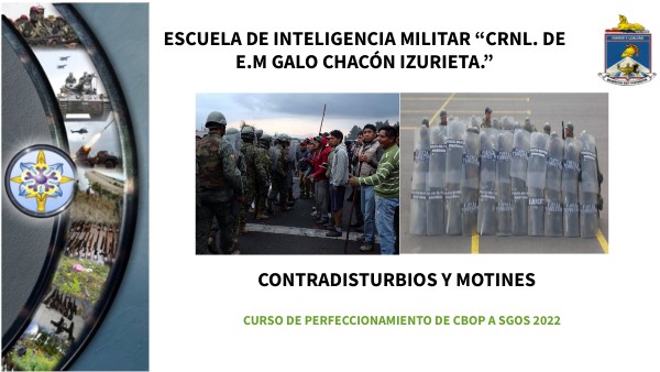 CONTRADISTURBIOS Y MOTINES_ESQUEMAS | Genially