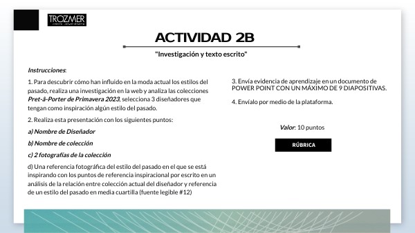 ACTIVIDAD 2B DEMO - TROZMER