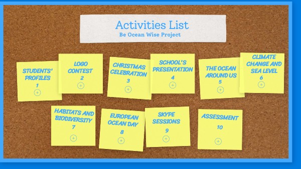 Be Ocean Wise Project | Genially