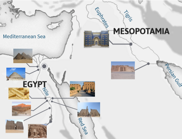 EGYPT AND MESOPOTAMIA ARCHITECTURE