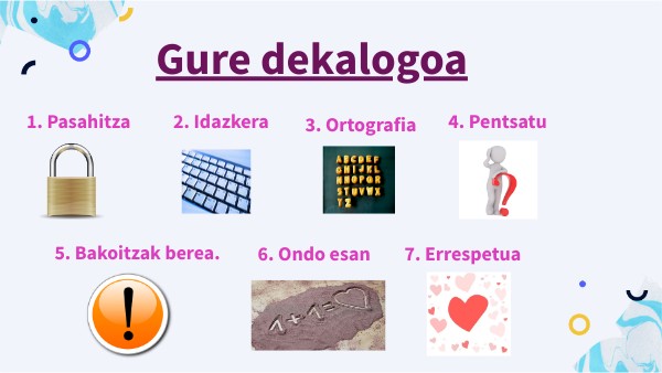 Netiketak | Genially