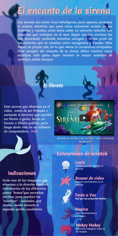 El encanto de la sirena | Genially