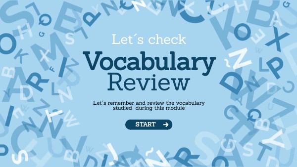 Vocabulary review PEM 21 A