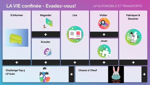 La vie confinée. Evadez-vous! | Genially