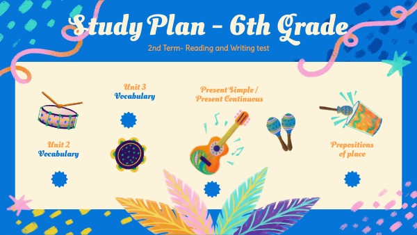 Study_plan_6thGrade | Genially