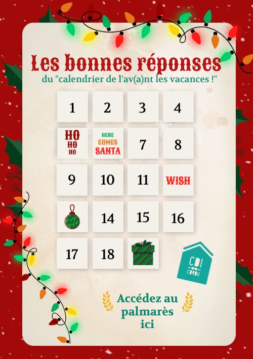 2020-Calendrier-Corrigé | Genially