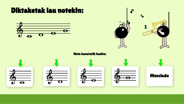 6 - Diktaketak 4 notekin DO_RE_MI_SOL