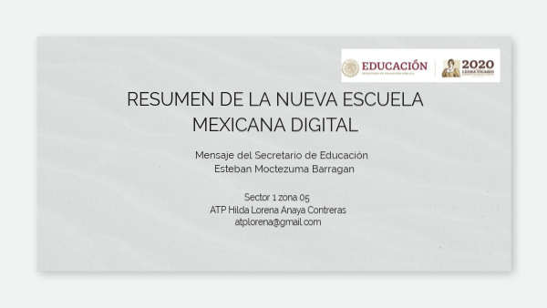 Nueva Escuela Mexicana Digital | Genially