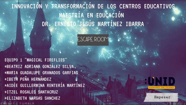 ESCAPE ROOM GRYFFINDOR | Genially