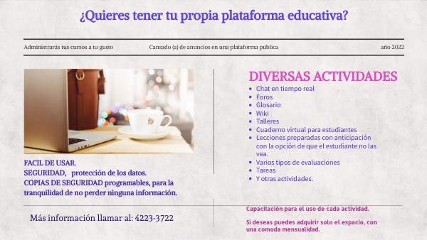 Plataforma educativa virtual
