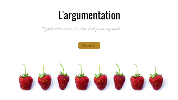 L'argumentation en 3ème | Genially