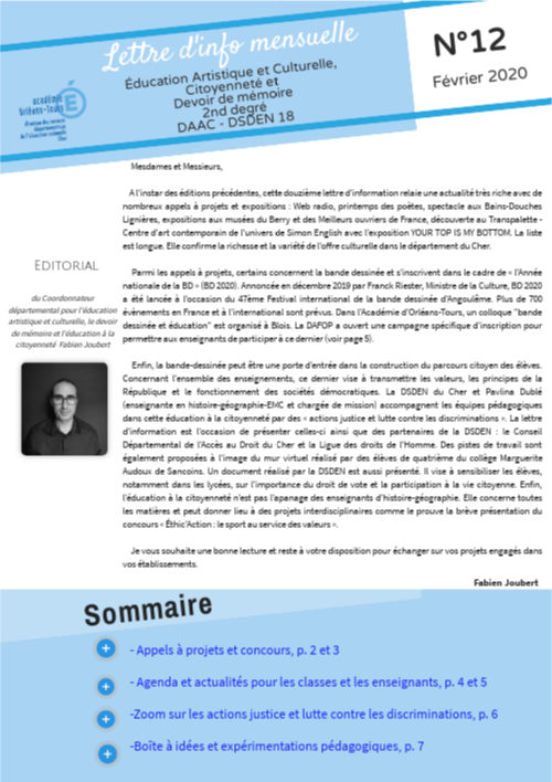 Lettre d'info n°12 | Genially