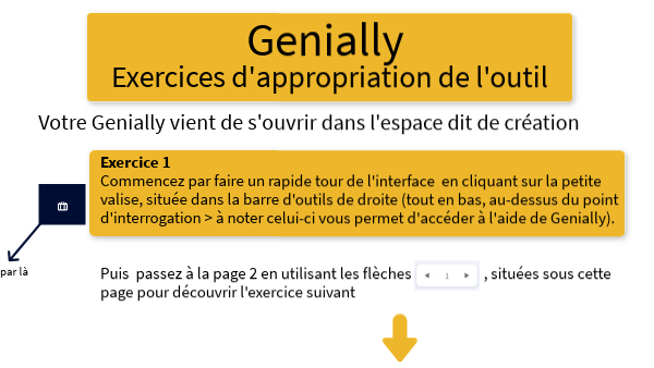 exercices formation | Genially