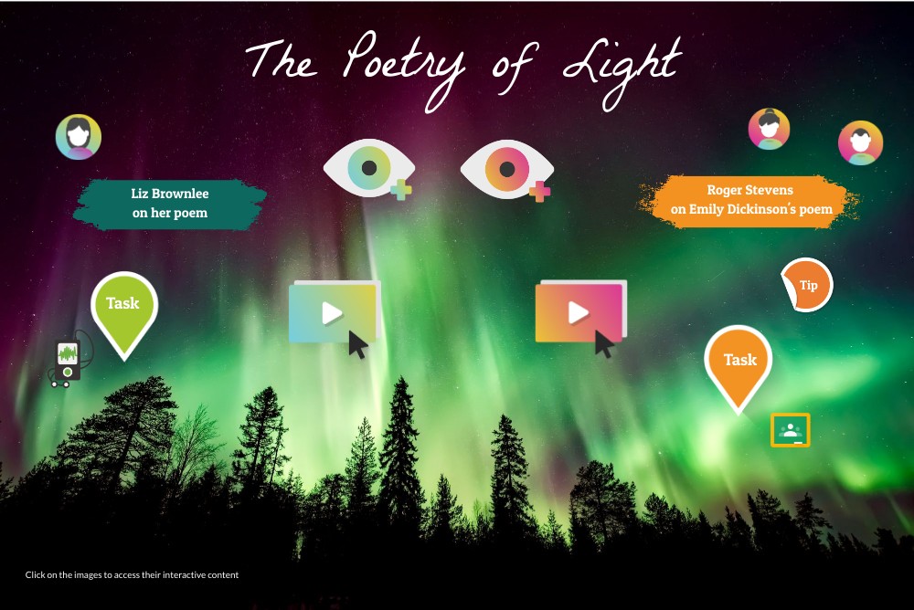The Poetry of Light: interactive image