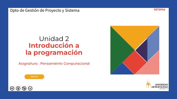Introducción a la programación | Genially