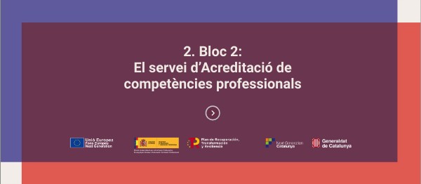 Bloc 2. El servei d’Acreditació de competències professionals | Genially