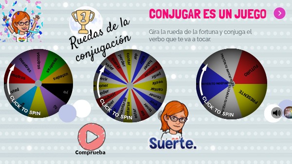 rueda de la conjugacion | Genially