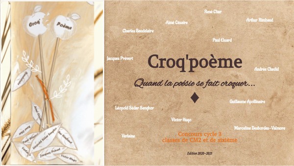 Concours Croq'poème - Les objets