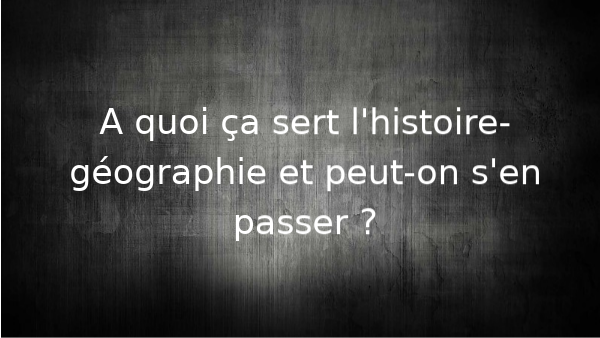 A quoi ça sert ... | Genially
