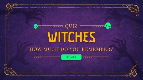 THE WITCH QUIZ | Genially