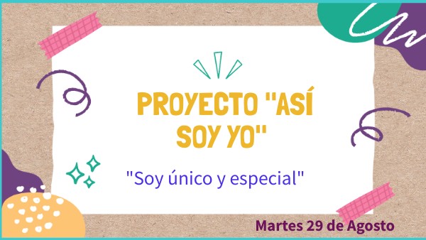 Proyecto "Así soy yo" Sesión 1 | Genially