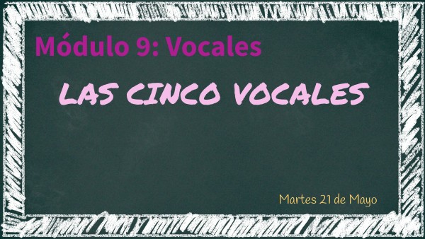 Las cinco vocales