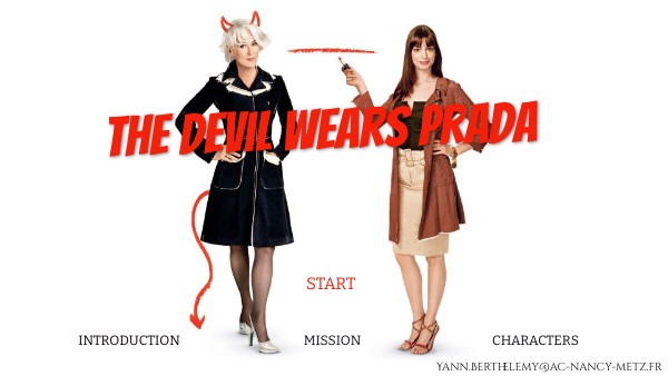 The Devil Wears Prada - Finding a job | Genially