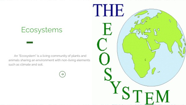 ECOSYSTEMS 6º PRIMARIA | Genially