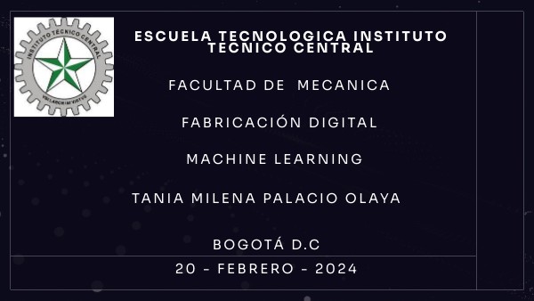 Presentación Machine Learning
