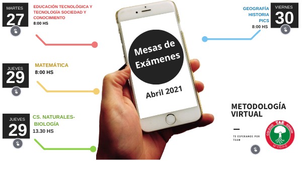 MESAS DE EXÁMENES ABRIL 2021 | Genially