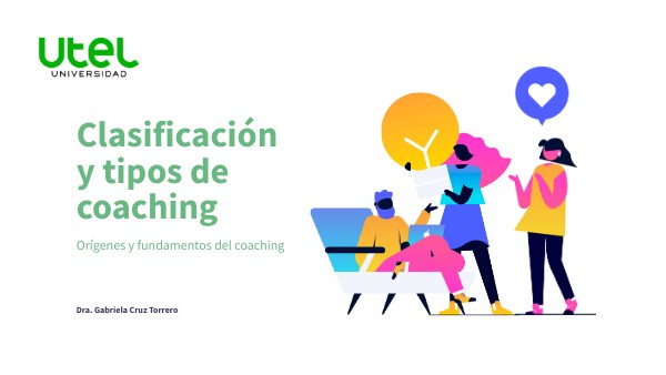 Clasificación y tipos de coaching | Genially