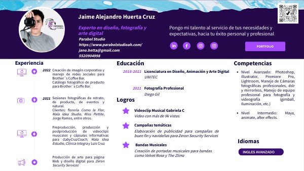 Jaime Alejandro Huerta CV