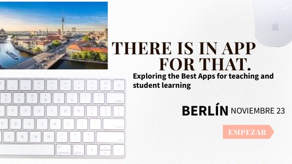 ERASMUS APP EDUCATIVAS BERLIN