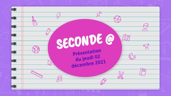 La Seconde @venir (lycée René Auffr- Une nouvelle manière d'apprendre | Genially