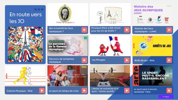 EN ROUTE VERS LES JO | Genially