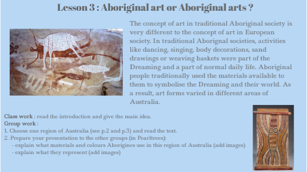 Aboriginal art or Aboriginal arts ? | Genially