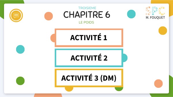 3ème - Chapitre 6