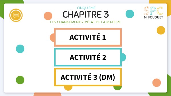 5ème - Chapitre 3 | Genially