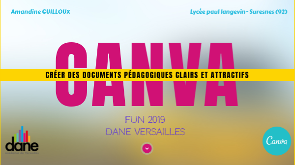 FUN 2019 - Atelier CANVA | Genially