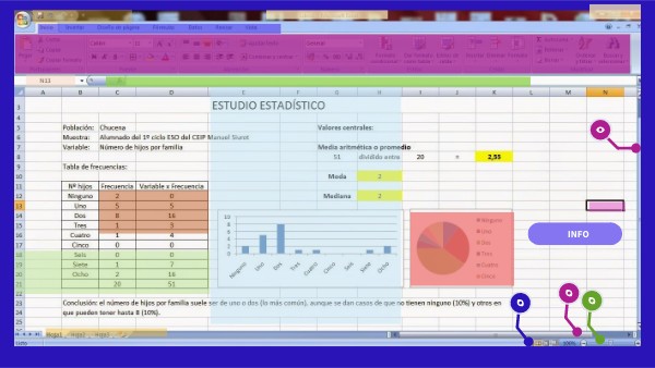 Hoja de Excel 2023 | Genially