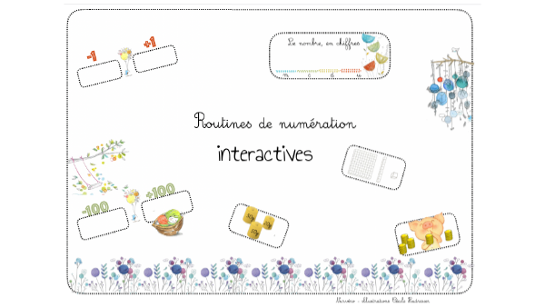 routine de numération | Genially