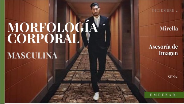 Morfología Corporal Masculina- Mirella
