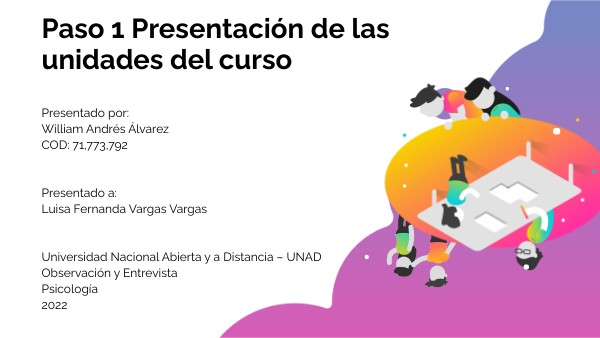 Paso 1 - Observacion y entrevista | Genially