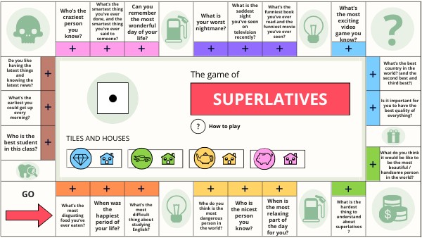 SUPERLATIVES BOARD GAME | Genially
