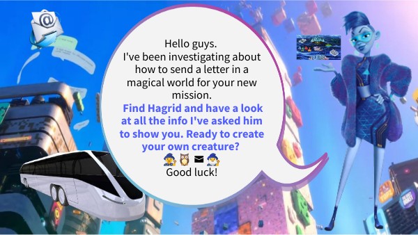 Sending a magical letter | Genially