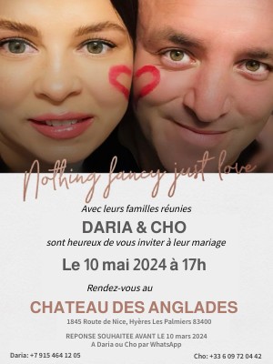 Faire part Cho et Daria