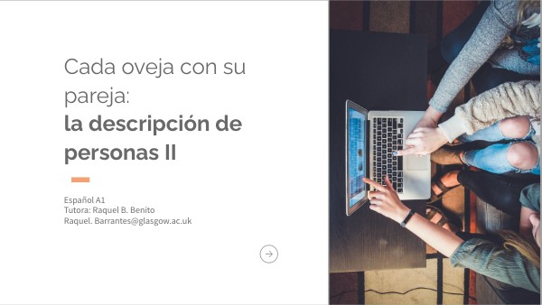Descripción física de personas II | Genially