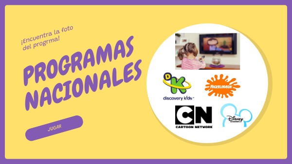 JUEGO PROGRAMAS NACIONALES