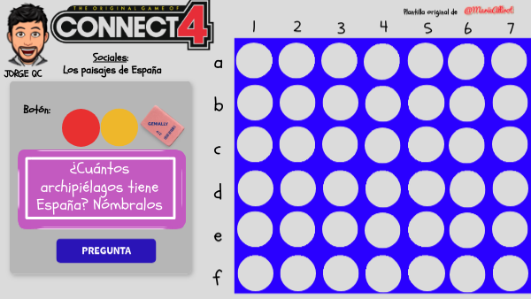 connect 4 paisajes de España | Genially